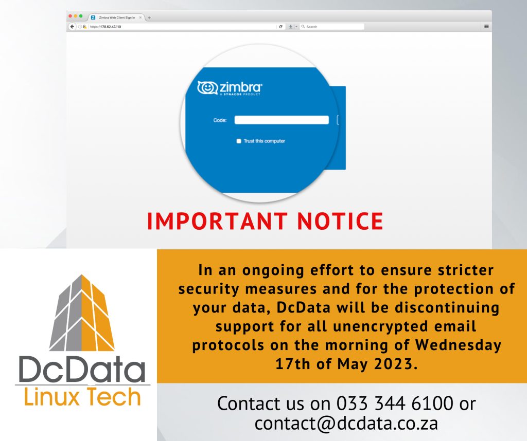 IMPORTANT NOTICE: THE PROTECTION OF YOUR DATA | DcData — Linux Tech